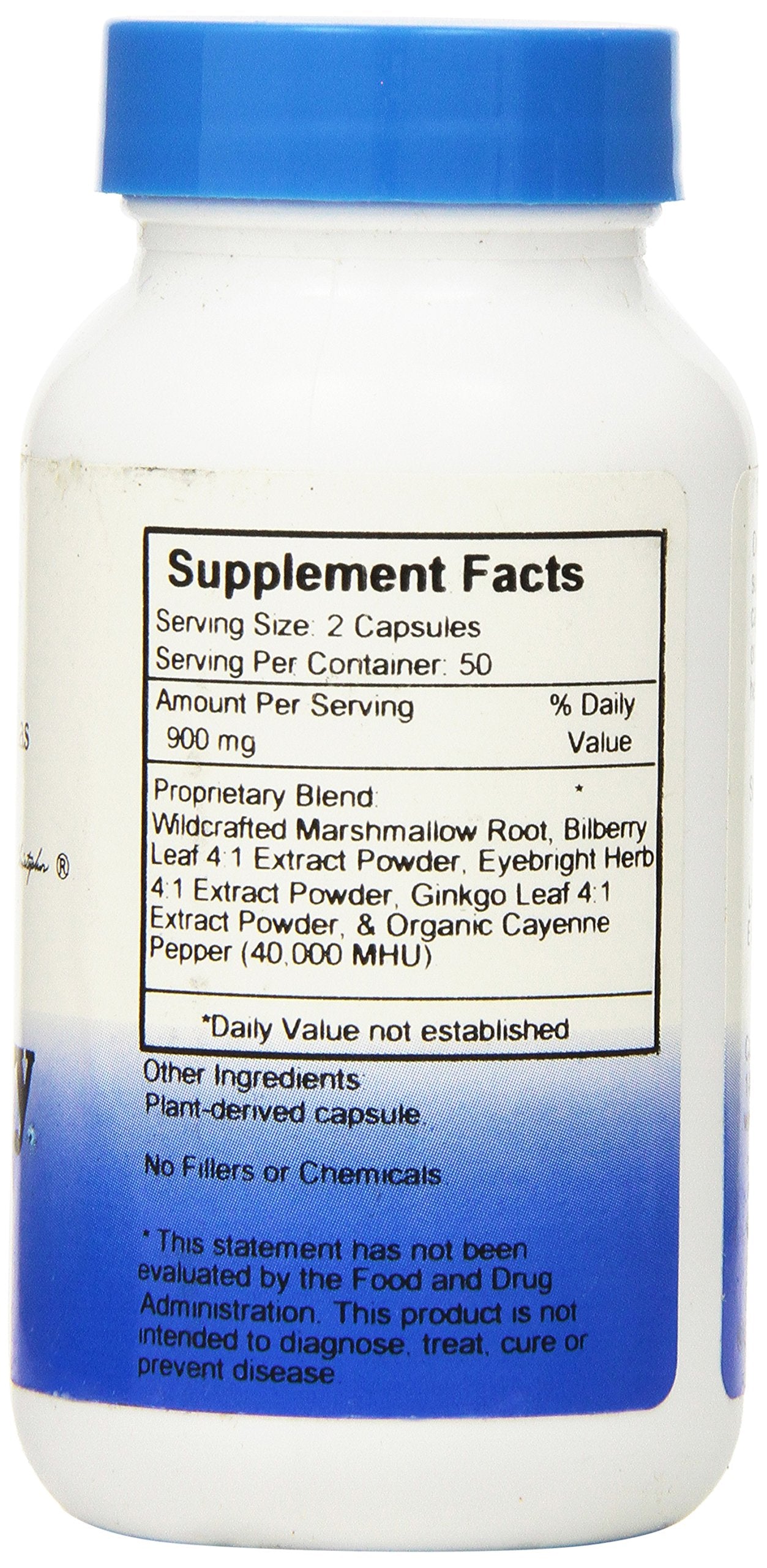100 count Bilberry eye formula