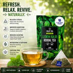 100 count BLUE TEA herbal infusion