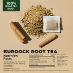 100 count burdock root herbal tea