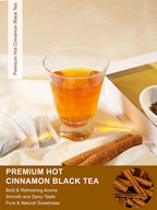100 count cinnamon tea bags for sharing