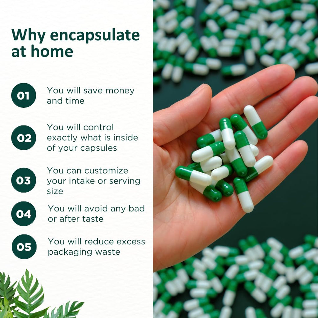 100 count clear capsules for convenience