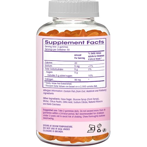 100 count collagen gummies bottle