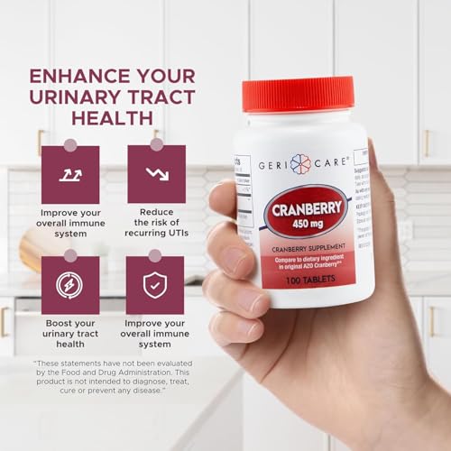 100 count cranberry tablets for convenience