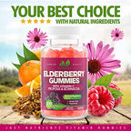 100 count elderberry gummy supplements