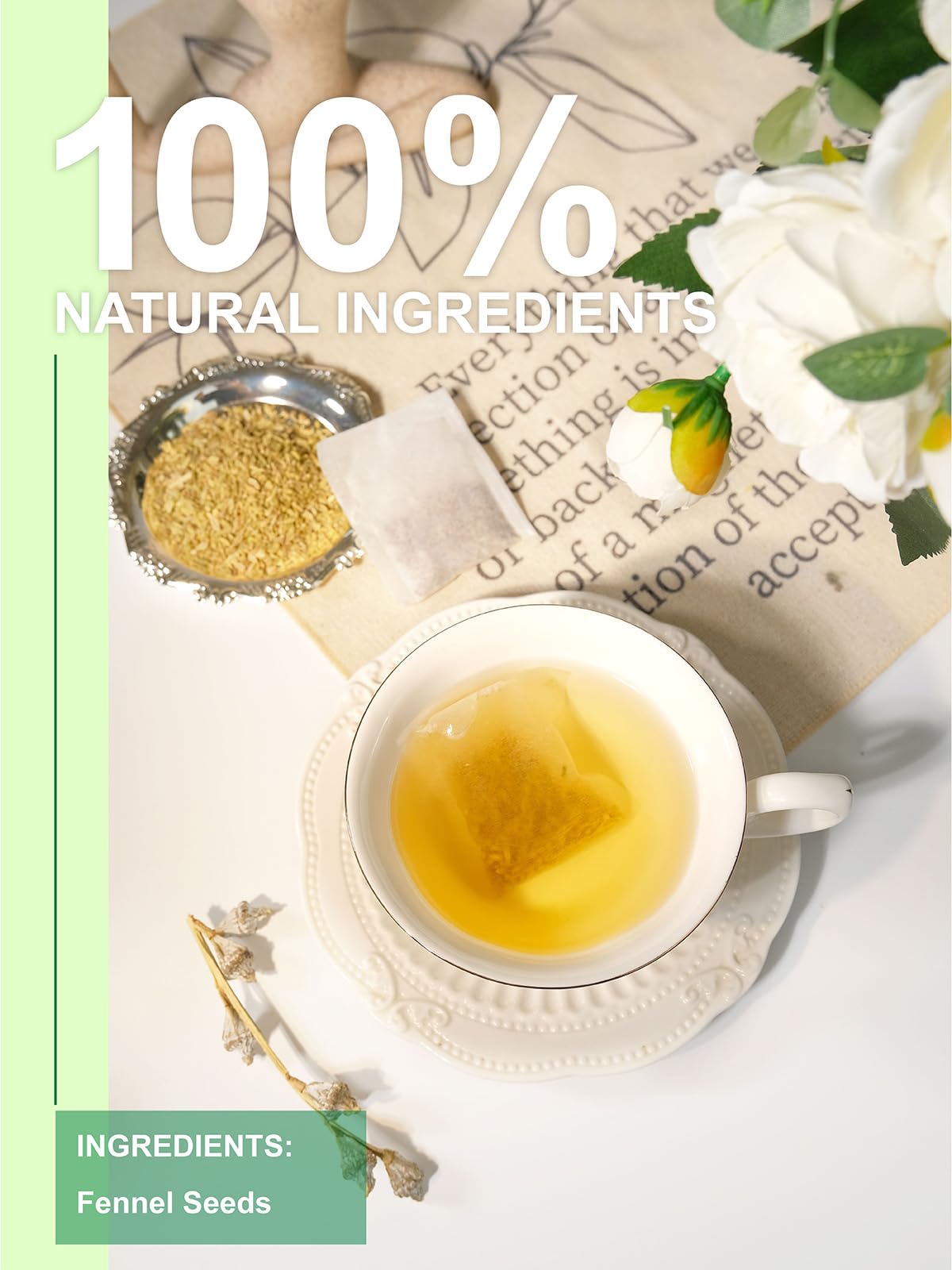 100 count fennel tea bags