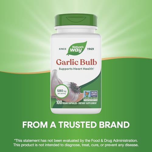 100 count garlic capsules bottle