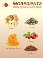 100 count honey ginger tea