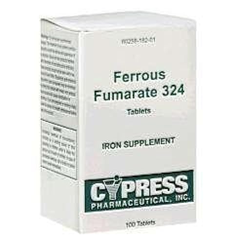 100 count iron supplement box