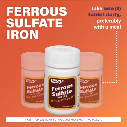 100 count iron supplement pack