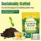 100 count lemon balm tea bags