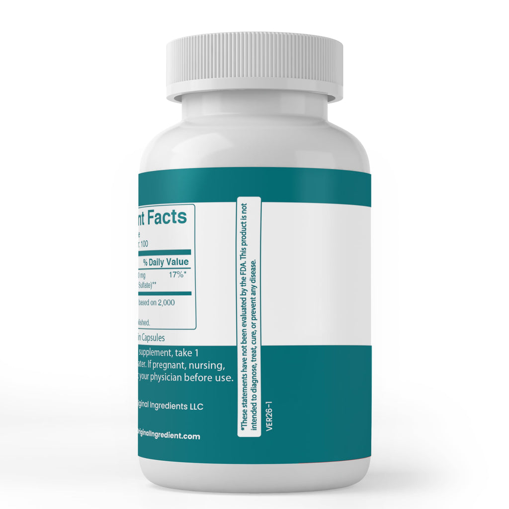 100 count magnesium capsules