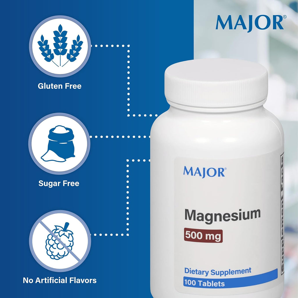 100 count magnesium supplement tablets
