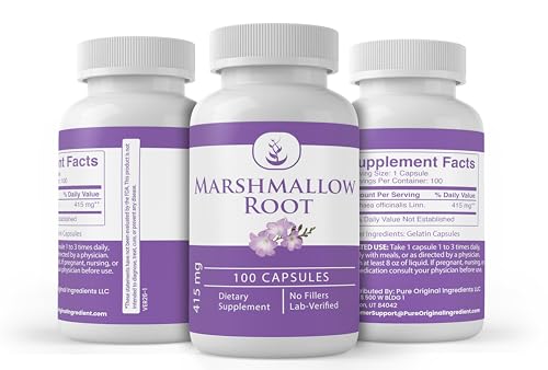 100 count marshmallow root capsules