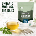 100 count Moringa herbal tea