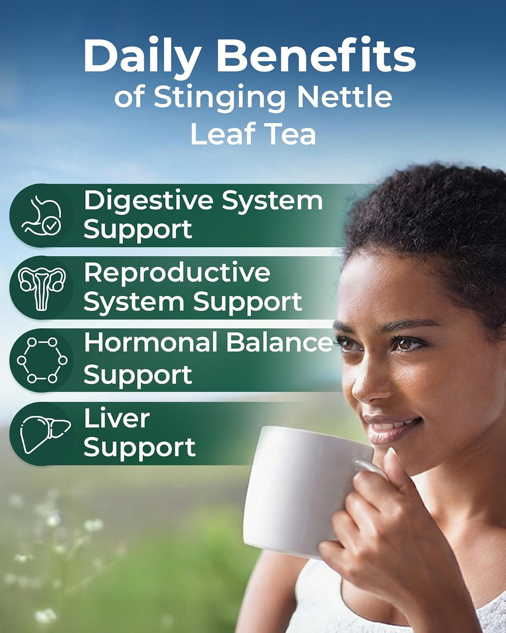 100 count nettle tea bags