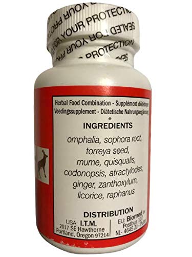 100 count Omphalia blended vitamin & mineral supplements