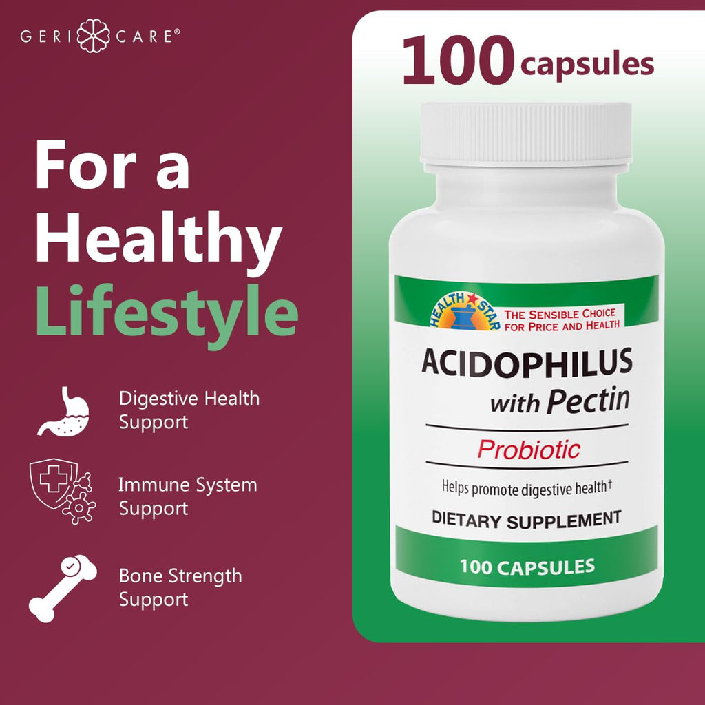100 count probiotic capsules for wellness