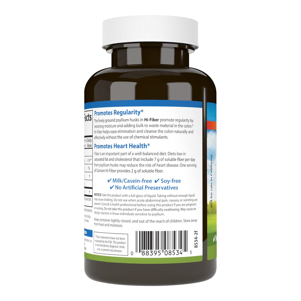 100 count psyllium husk capsules