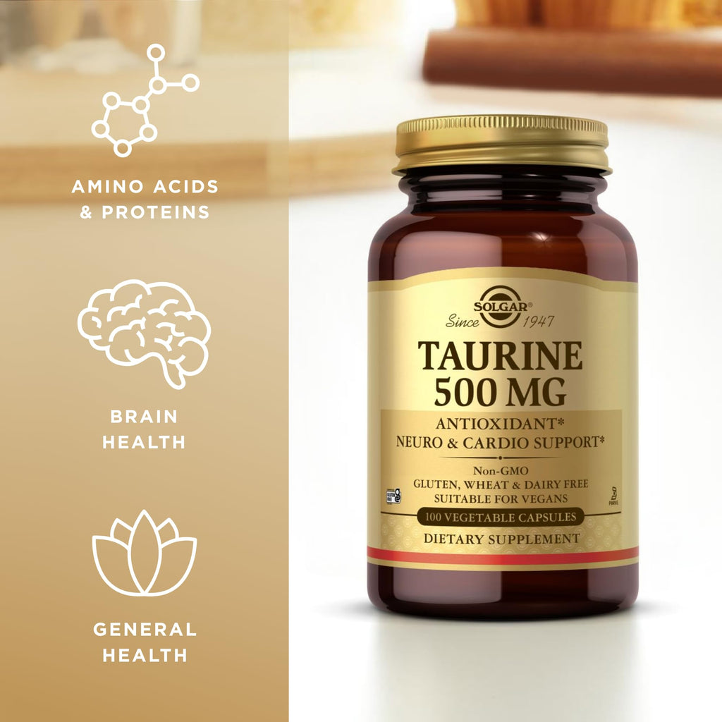 100 count taurine capsules for convenience