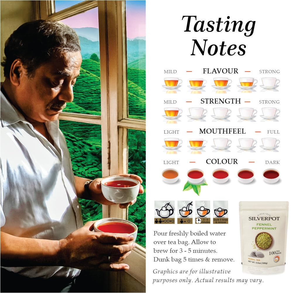 100 count tea bags for convenience
