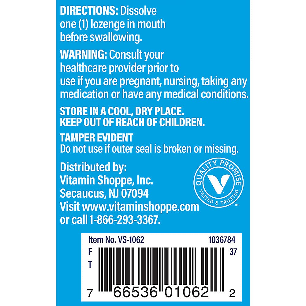 100 count vitamin B12 lozenges