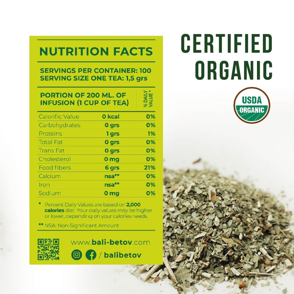 100 count yerba mate tea bags