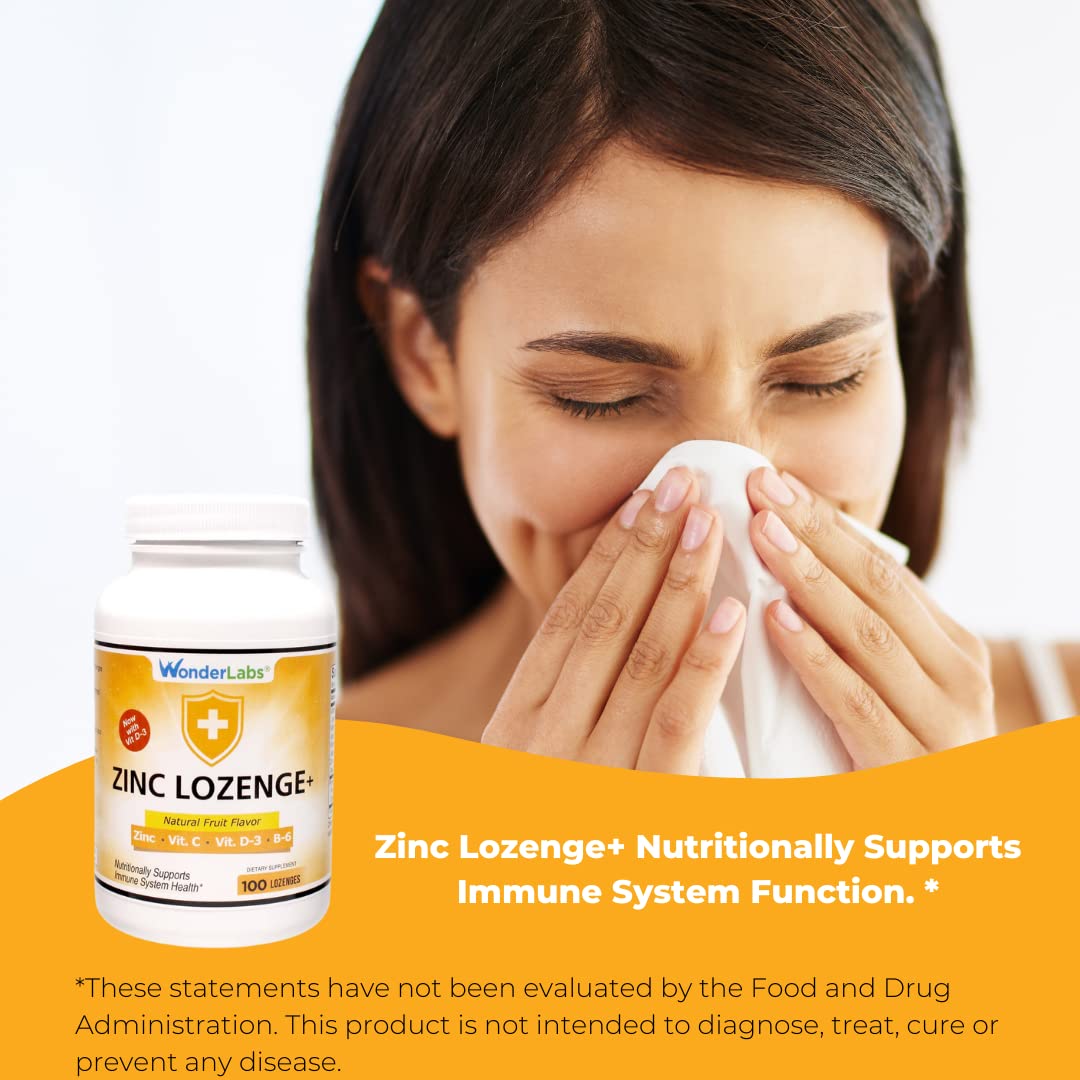 100 count zinc lozenges for daily use