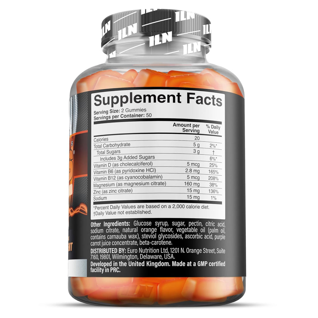 100 count zinc magnesium gummies for daily use