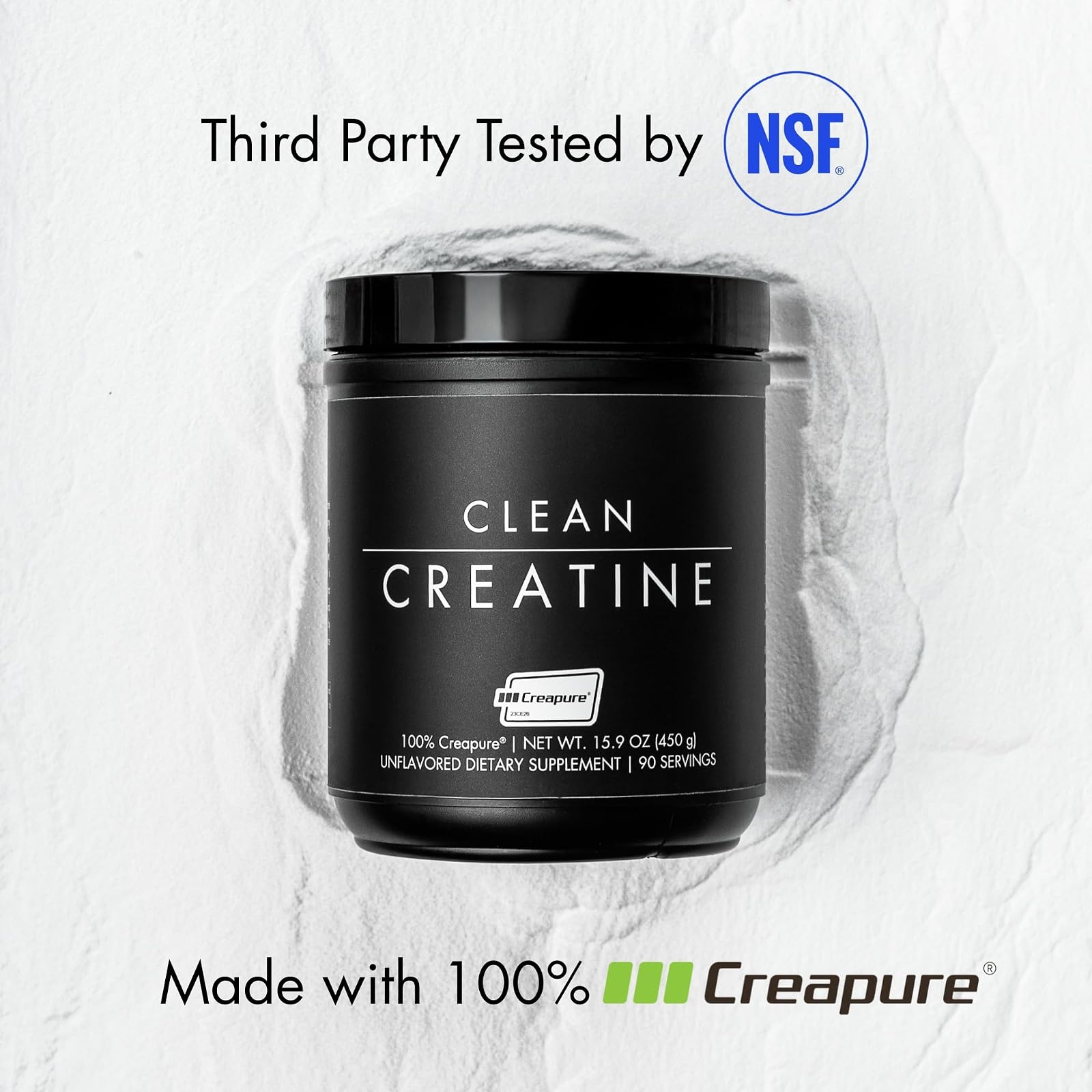 100% Creapure creatine monohydrate