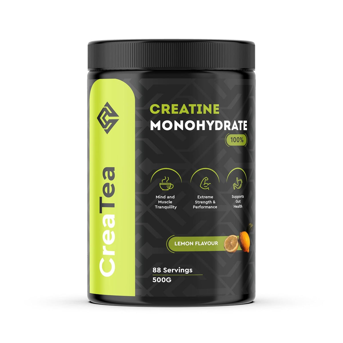 100% creatine monohydrate lemon flavour
