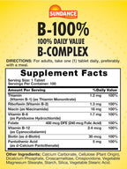 100% daily value Vitamin B tablets