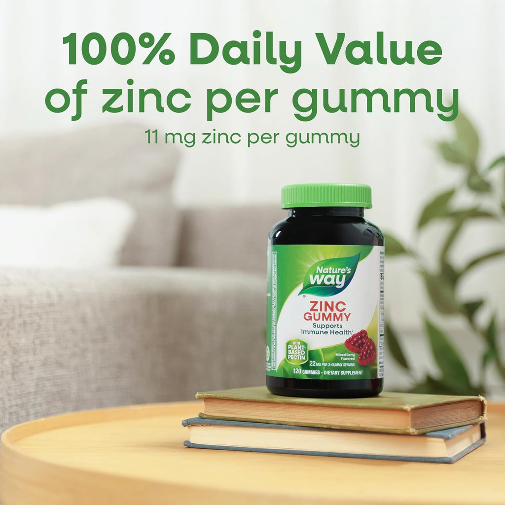 100% daily value zinc gummies