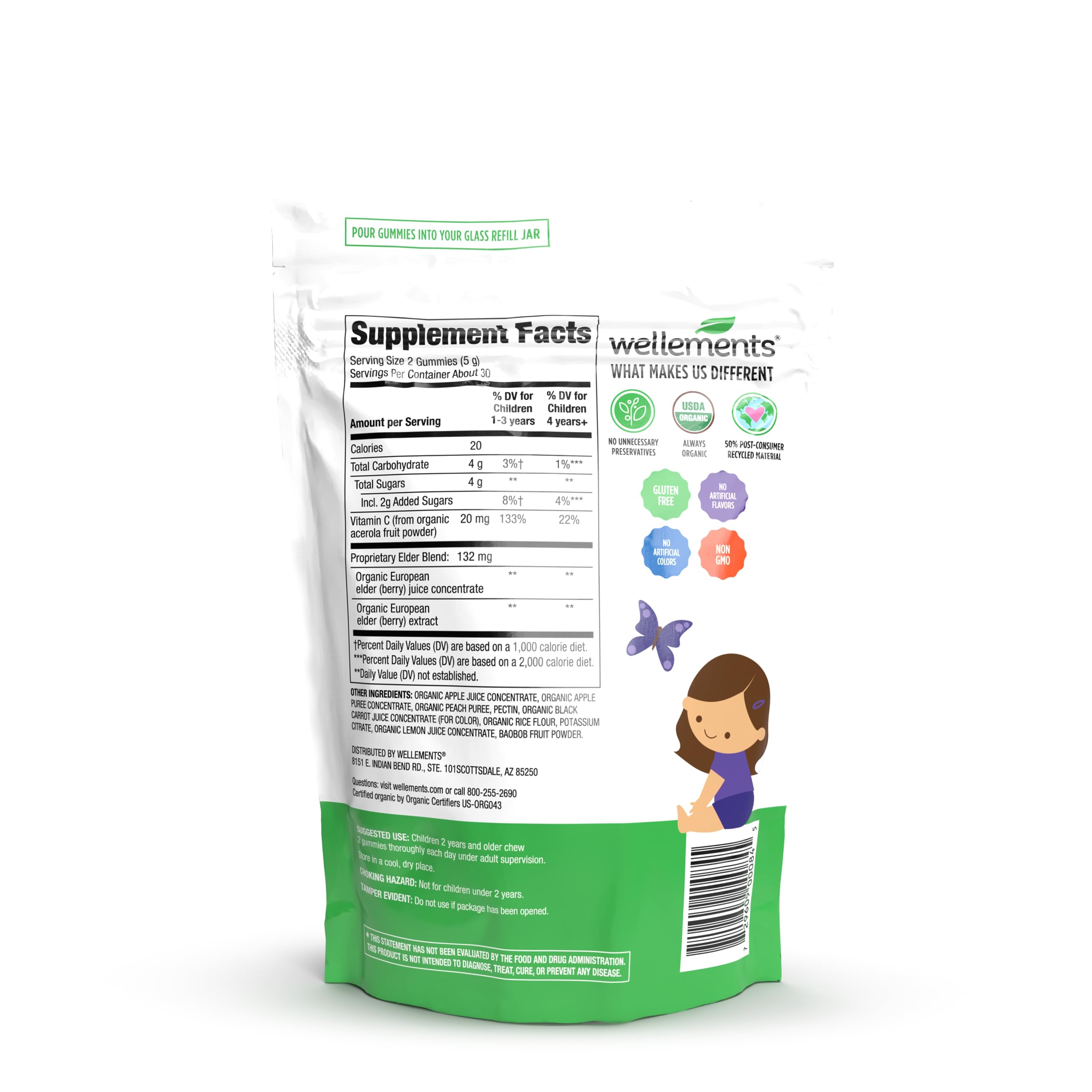 100% daily vitamin C gummies