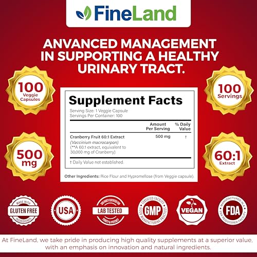 100-day supply of cranberry capsules