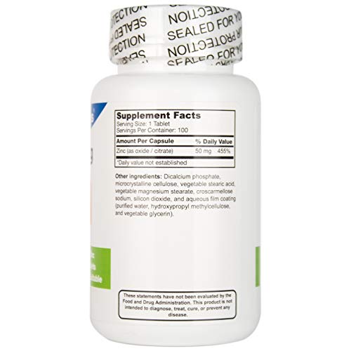 100 day supply of zinc