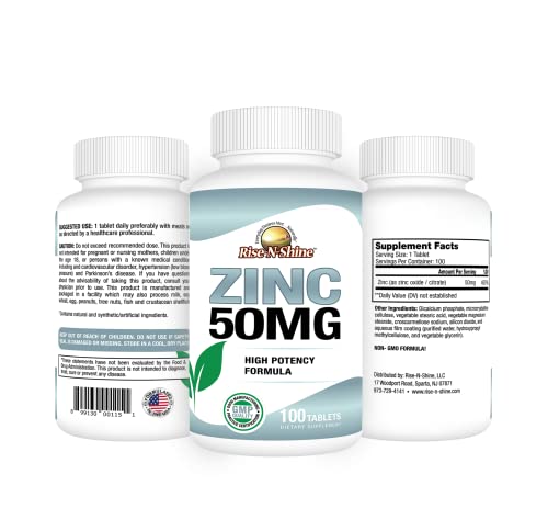 100 days supply of zinc
