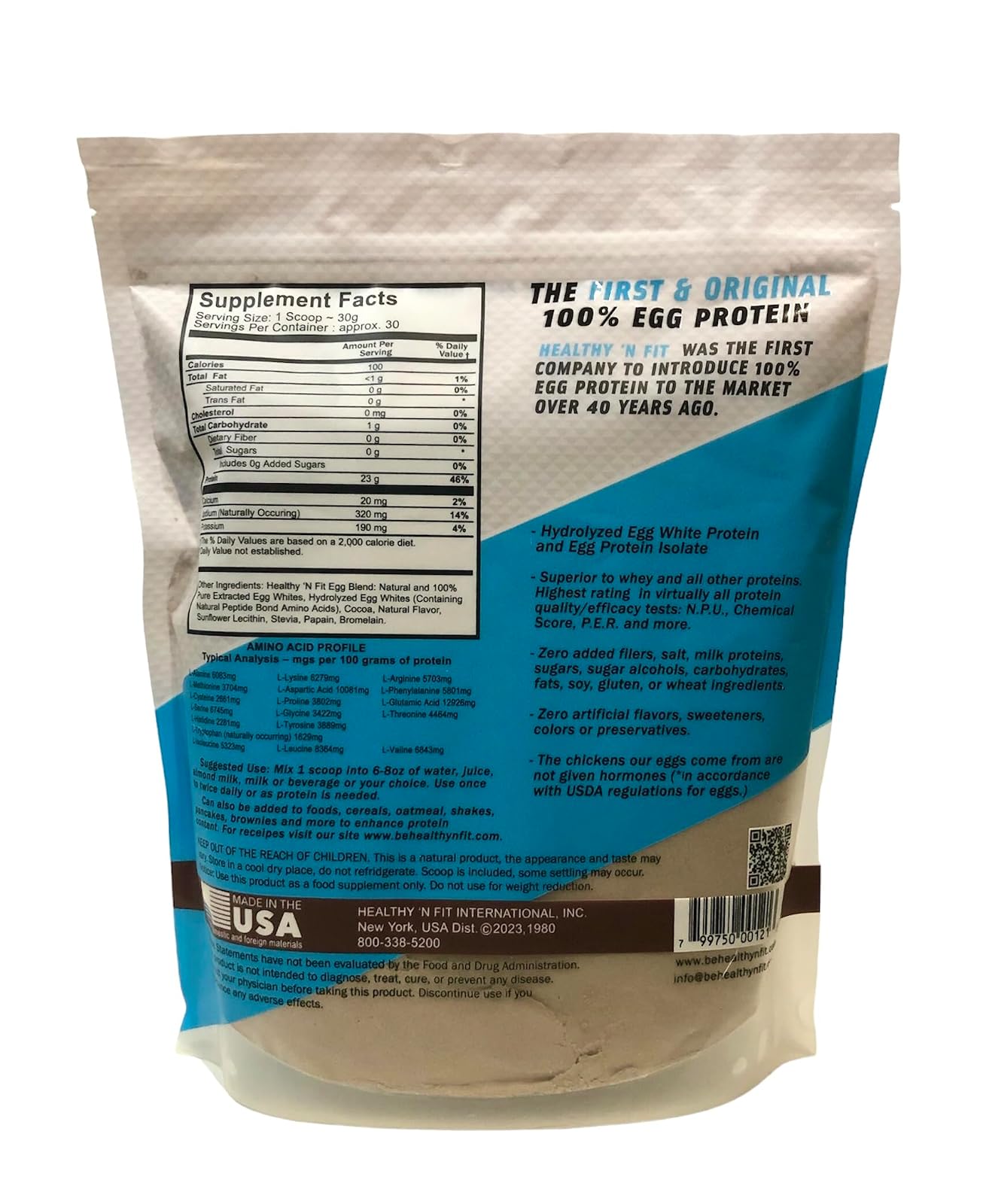 100% egg protein for muscle recovery