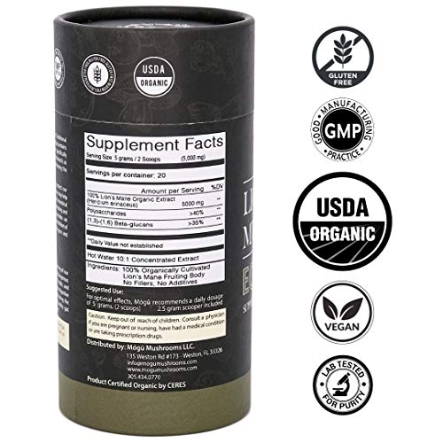 100% fruiting body mushroom supplement