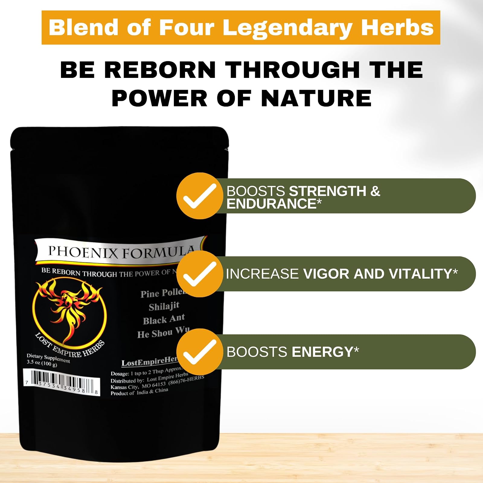 100 g herbal energy supplement