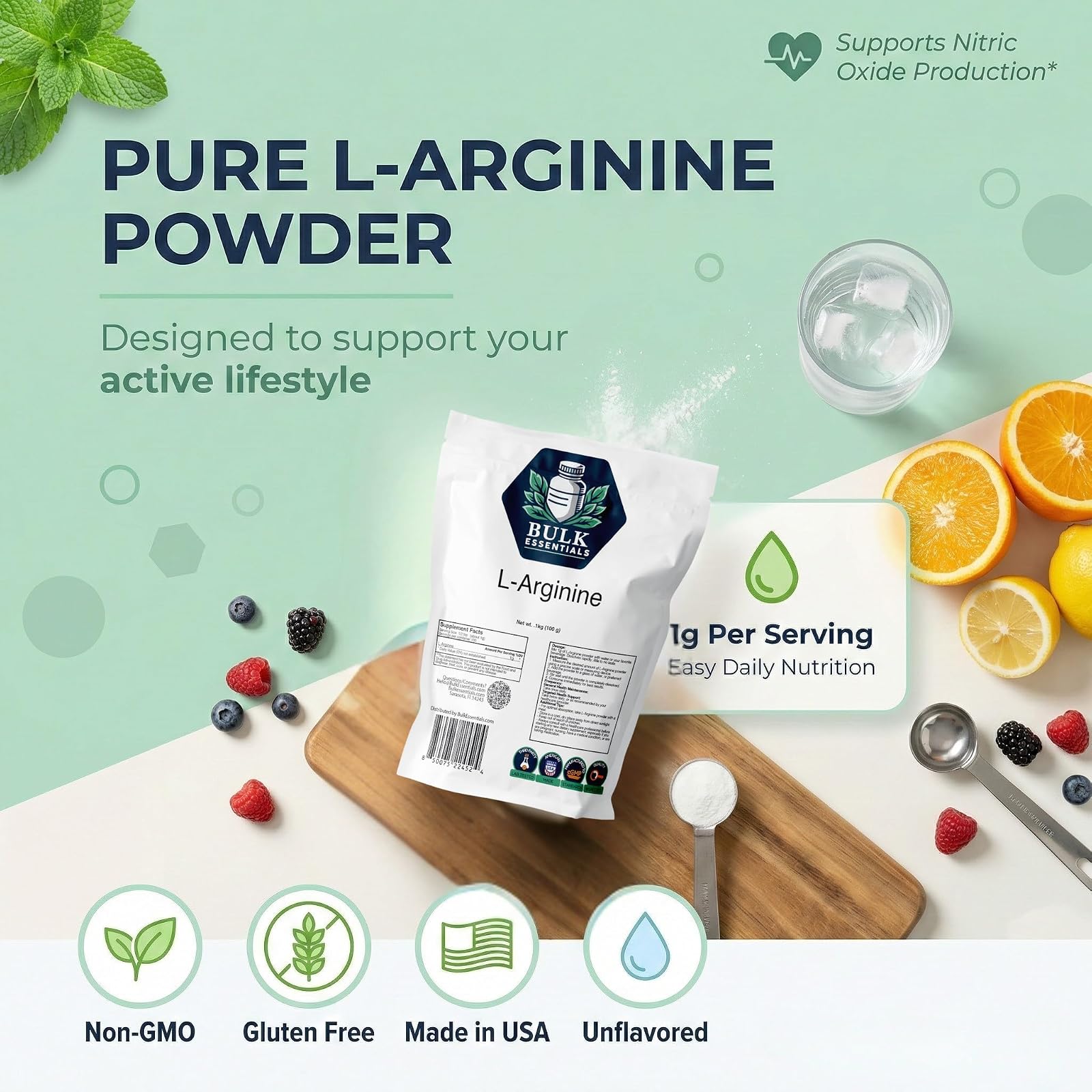 100 g L-Arginine for daily supplementation