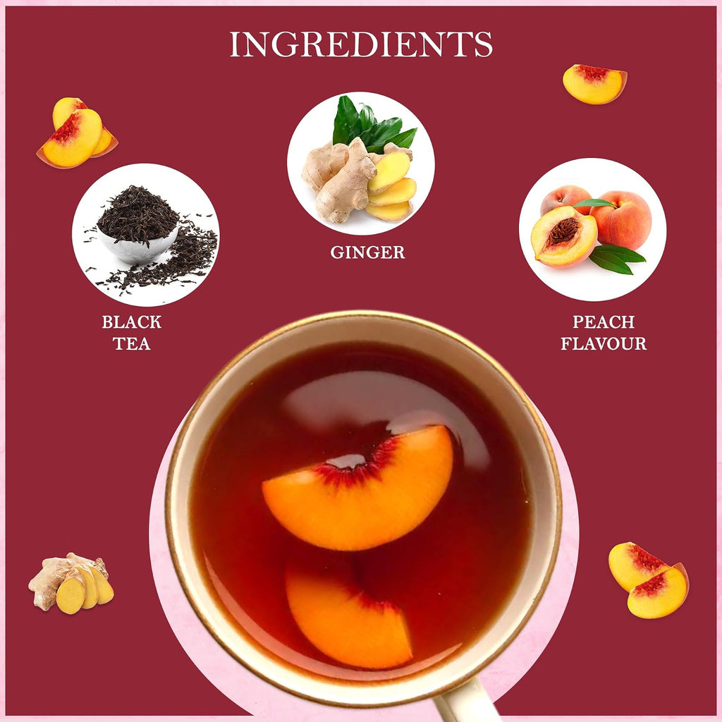 100 g peach ginger tea