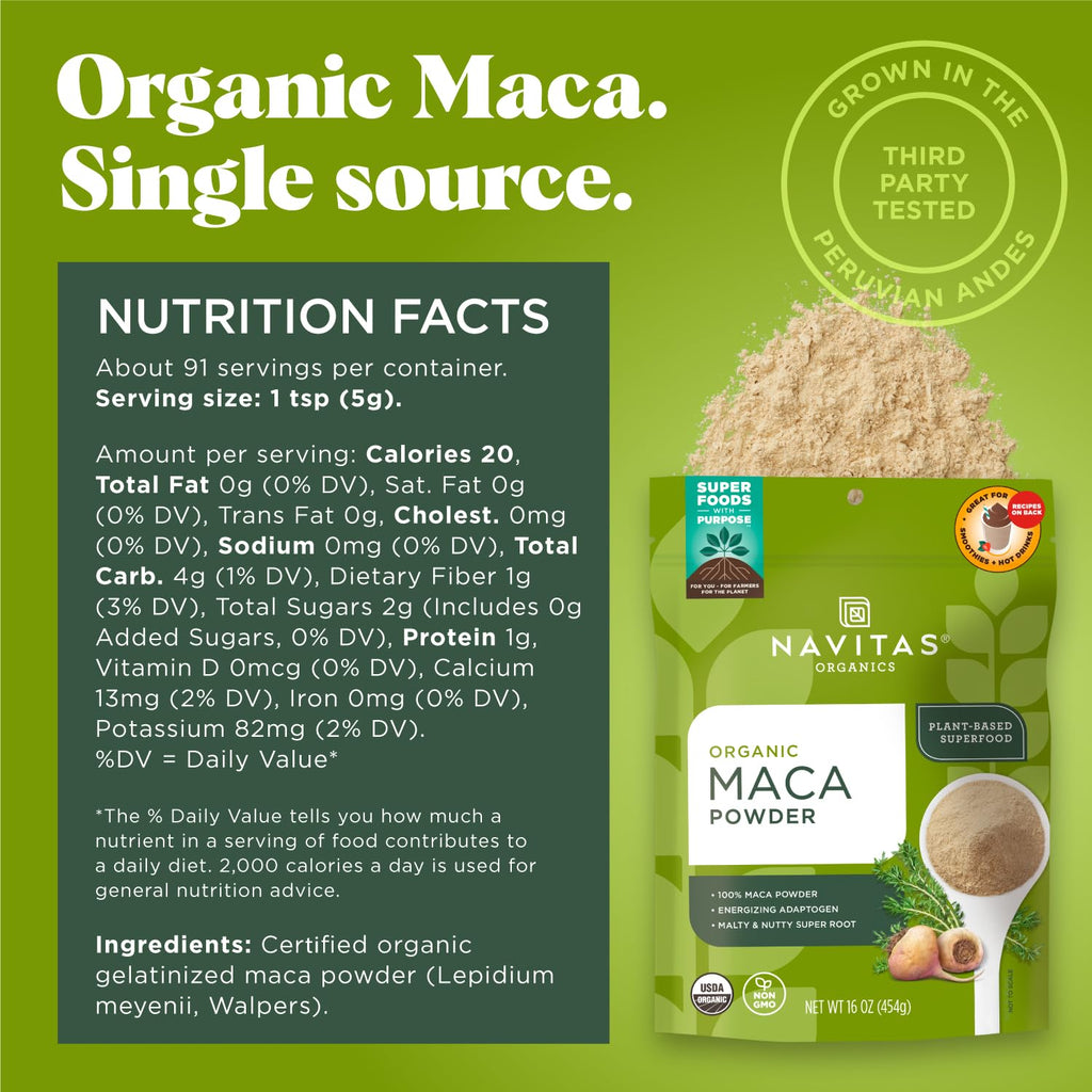 100% gelatinized maca powder benefits