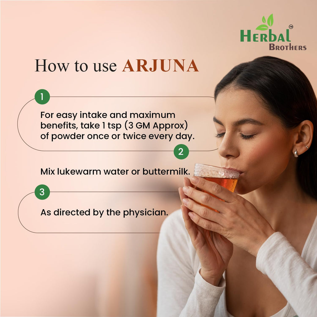 100 gm arjuna bark pack of 3
