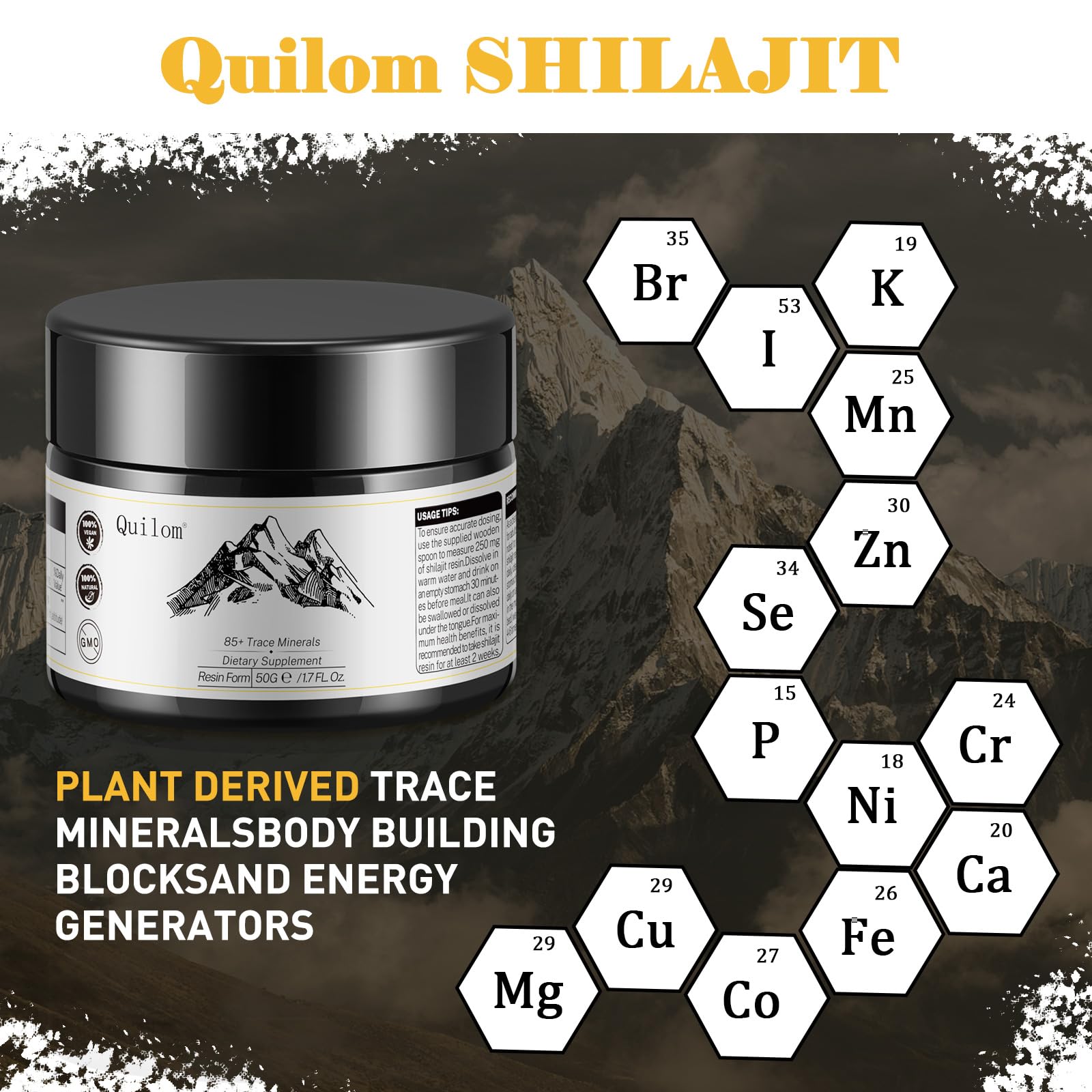 100% gold grade shilajit