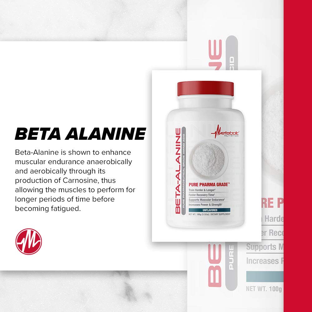 100 grams of energy-boosting Beta Alanine
