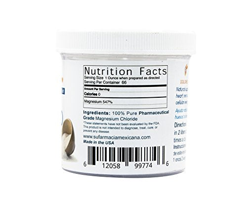 100 grams of magnesium chloride
