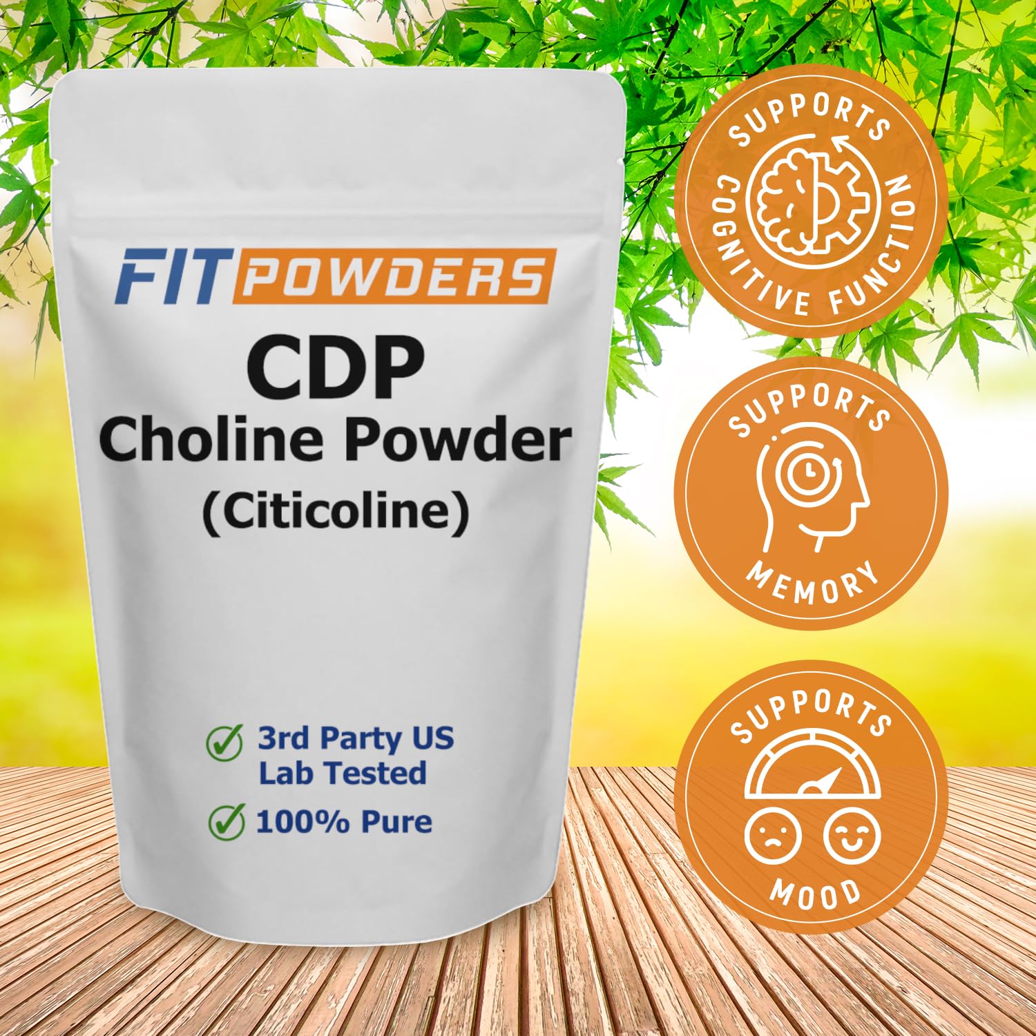 100 grams of pure Citicoline