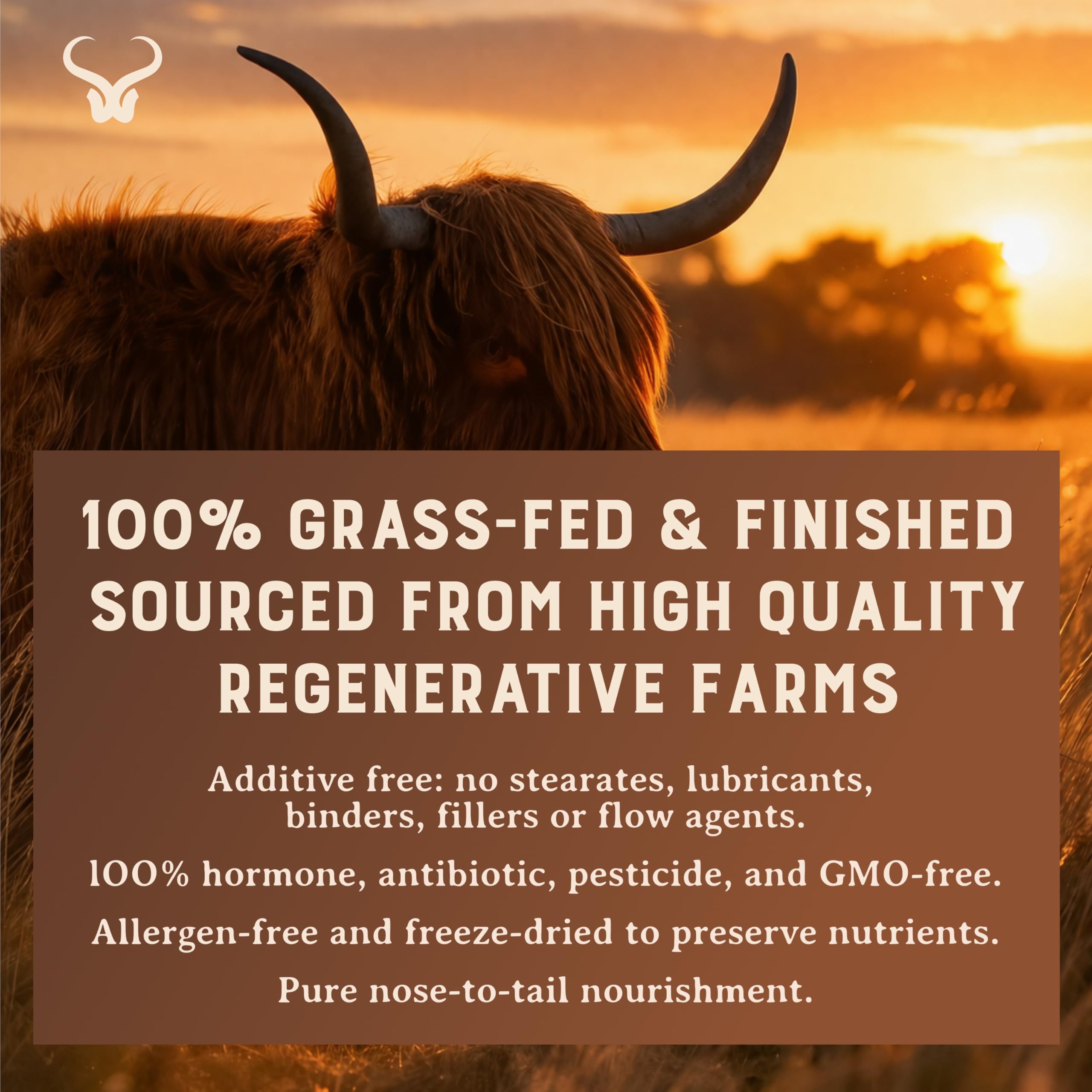 100% grass-fed beef organ supplement