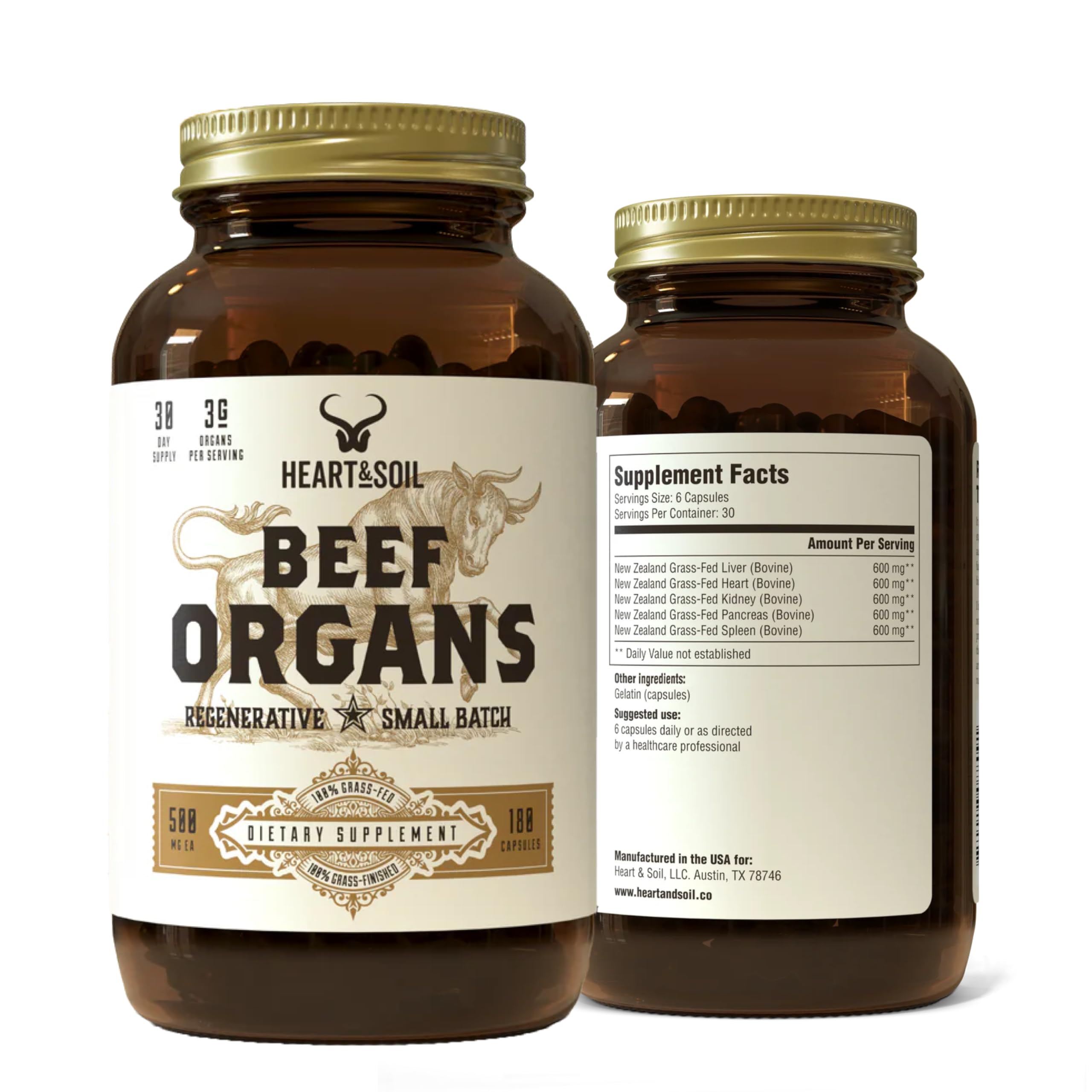 100% grass-fed liver extracts