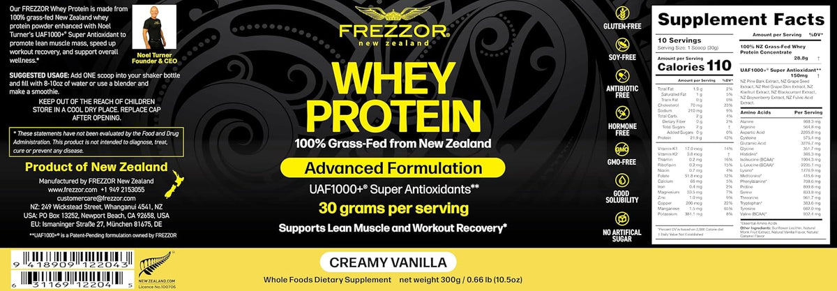 100% grass-fed whey protein benefits